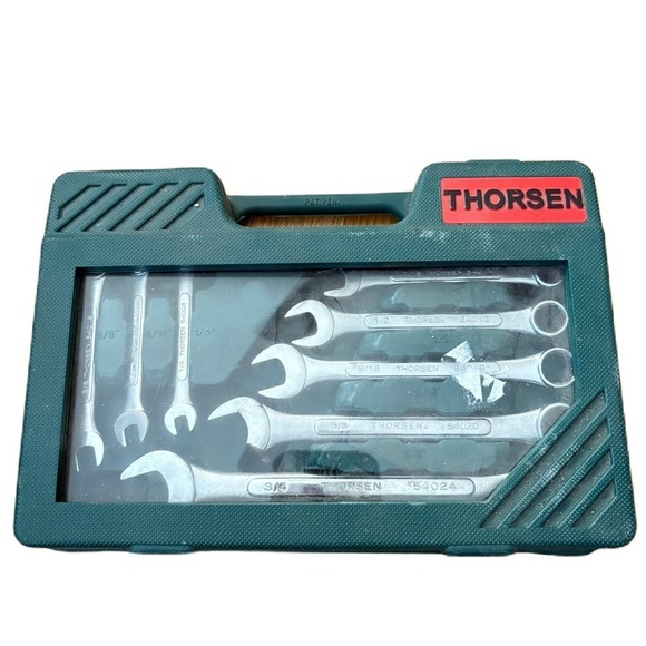 Vintage | Other | Vintage Thorsen Wrench Set Tools Metal W Green ...